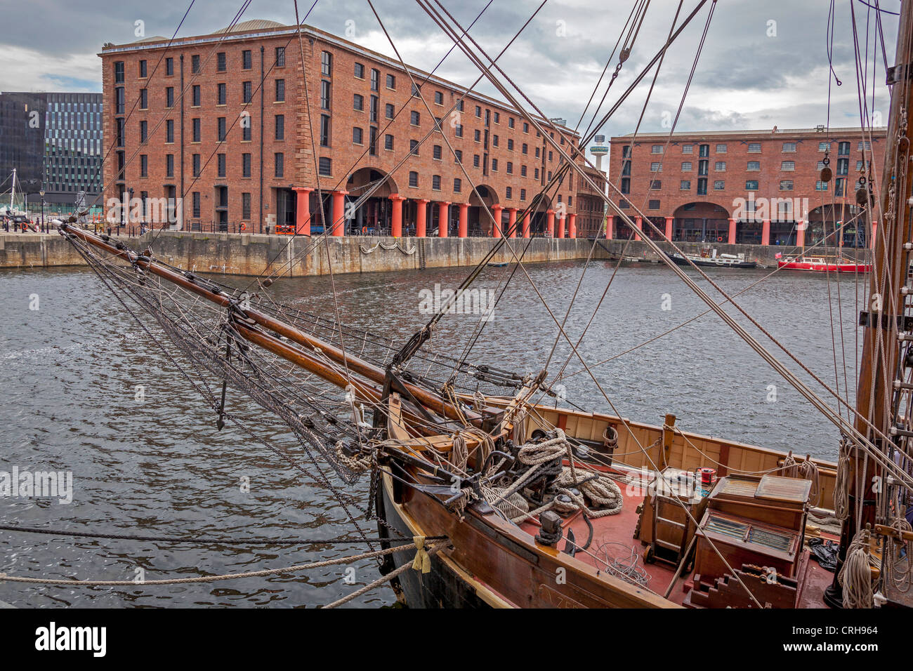 The Merseyside Maritime Museum building at the Albert Dock in Liverpool ...