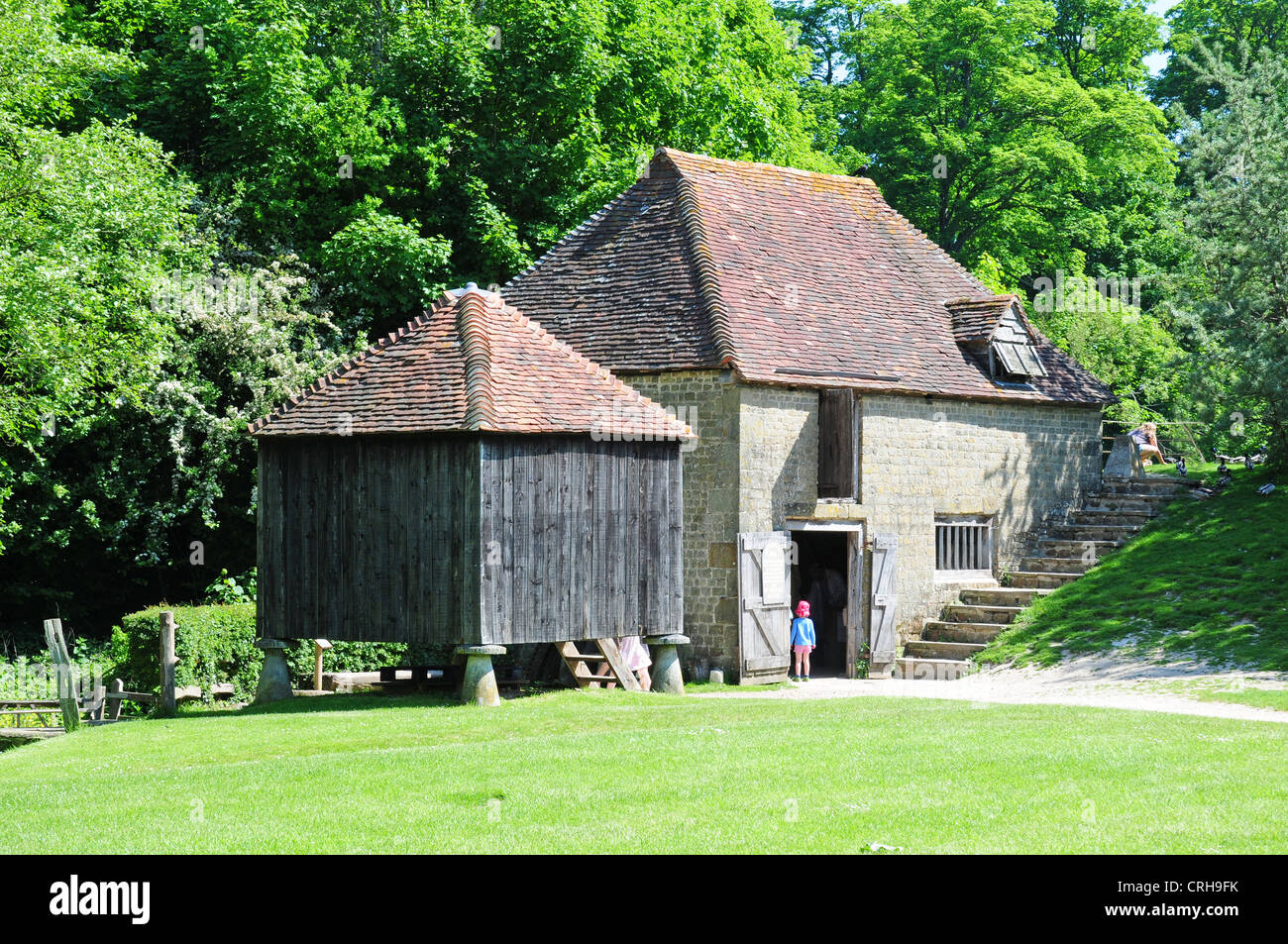 Lurgashall Mill and the Granary from Wet Ashling at the Weald and ...
