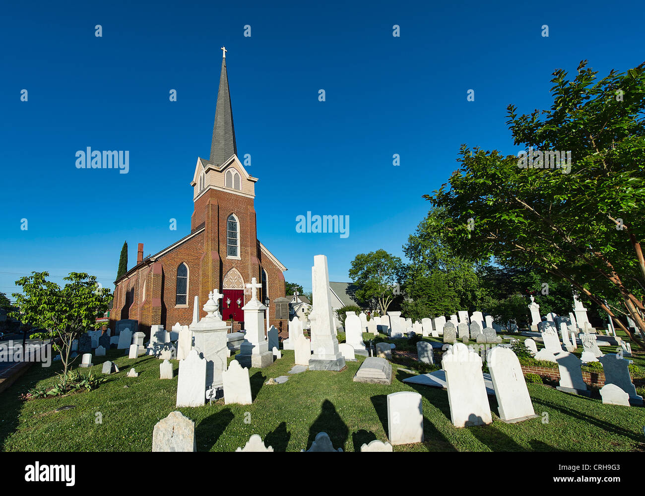 Historic St Peter's Episcopal Church, Lewes, Delaware, USA Stock Photo ...