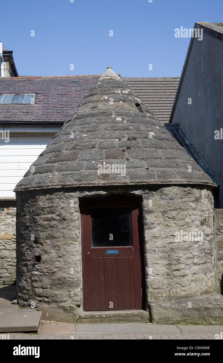 Thurso Caithness North Scotland UK Meadow well a small circular stone ...
