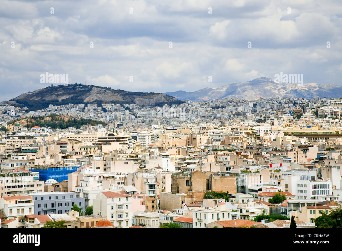 view on Athens city from Acropolis, Greece Stock Photo - Alamy