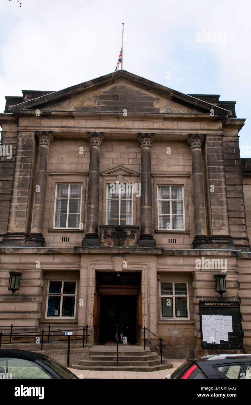 Harrogate town hall Stock Photo - Alamy