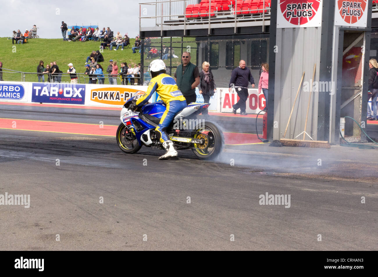 Santa Pod Drag Race Stock Photo - Alamy