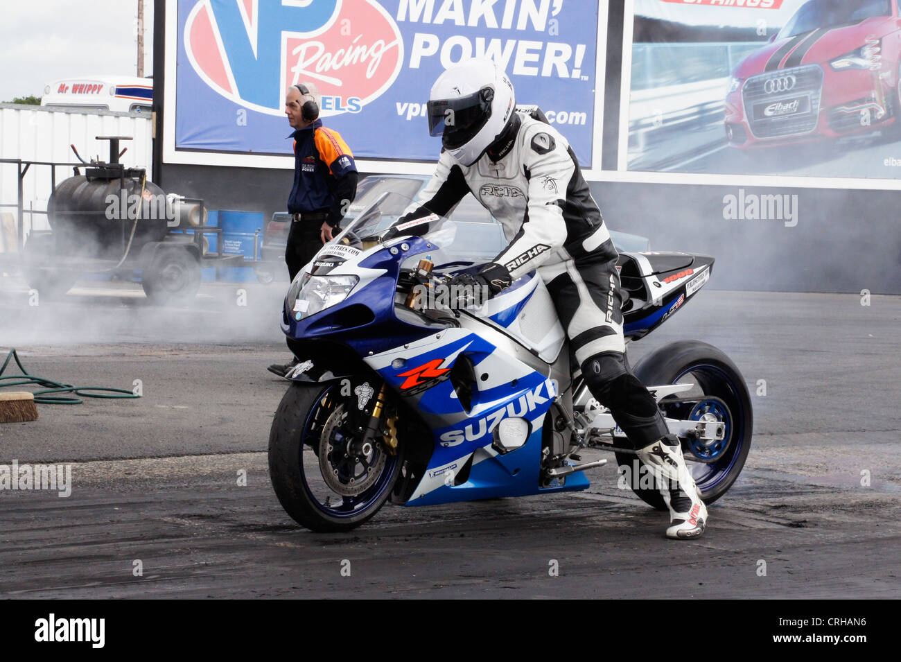 Santa Pod Drag Race Stock Photo - Alamy