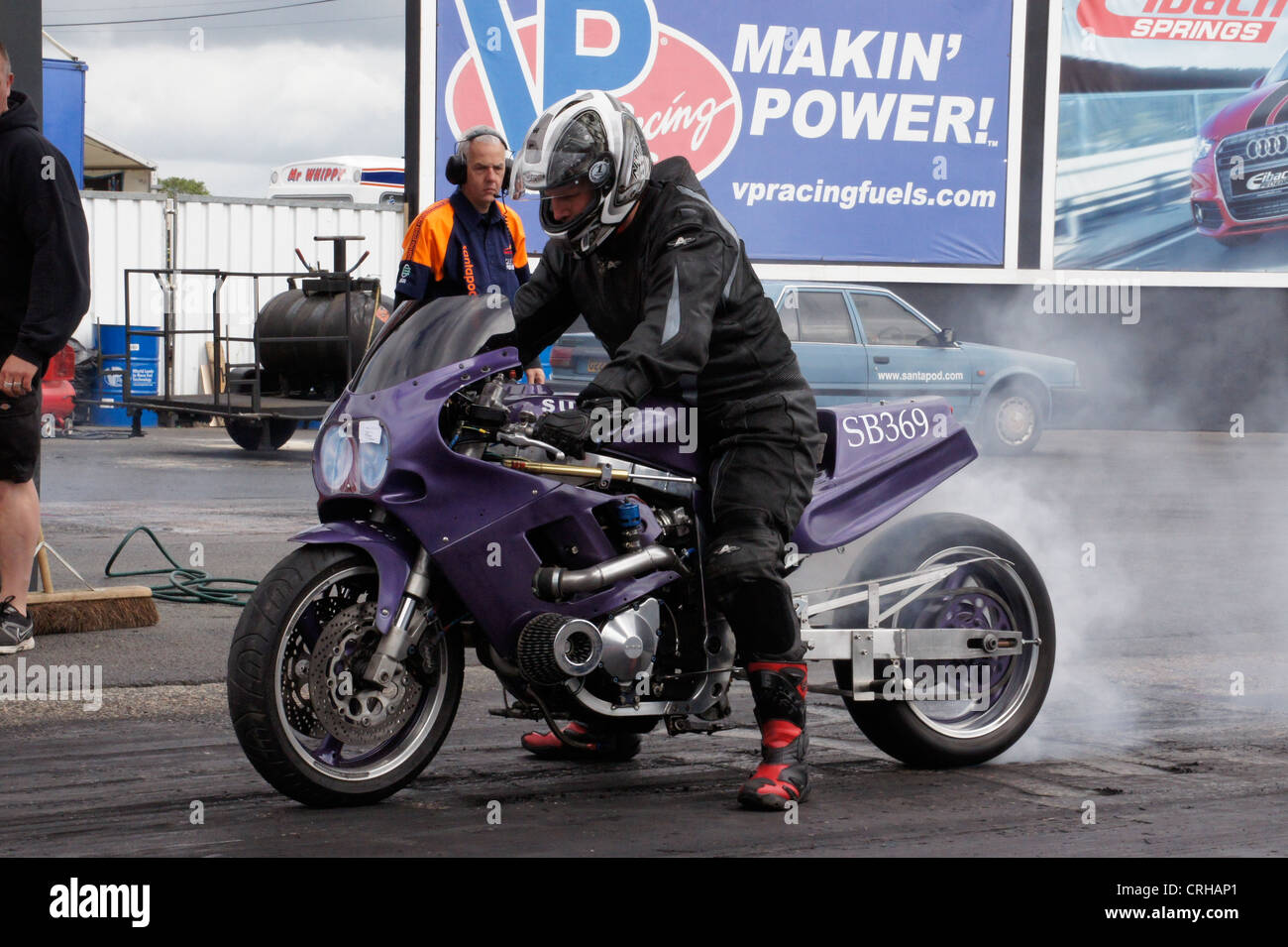Santa Pod Drag Race Stock Photo - Alamy