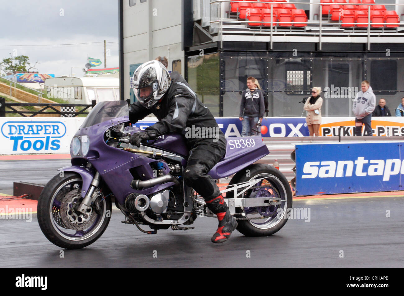 Santa Pod Drag Race Stock Photo - Alamy