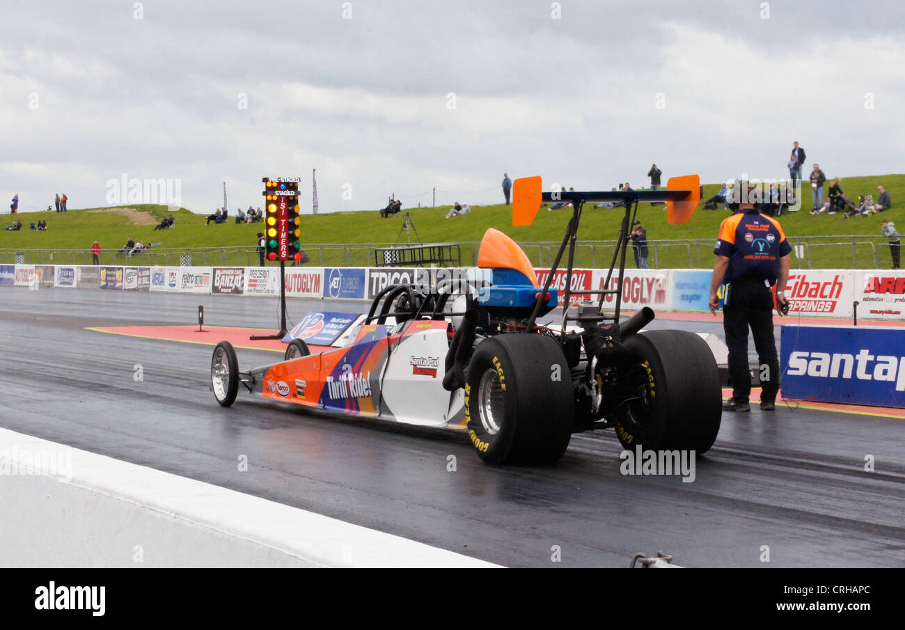 Santa Pod Drag Race Stock Photo - Alamy