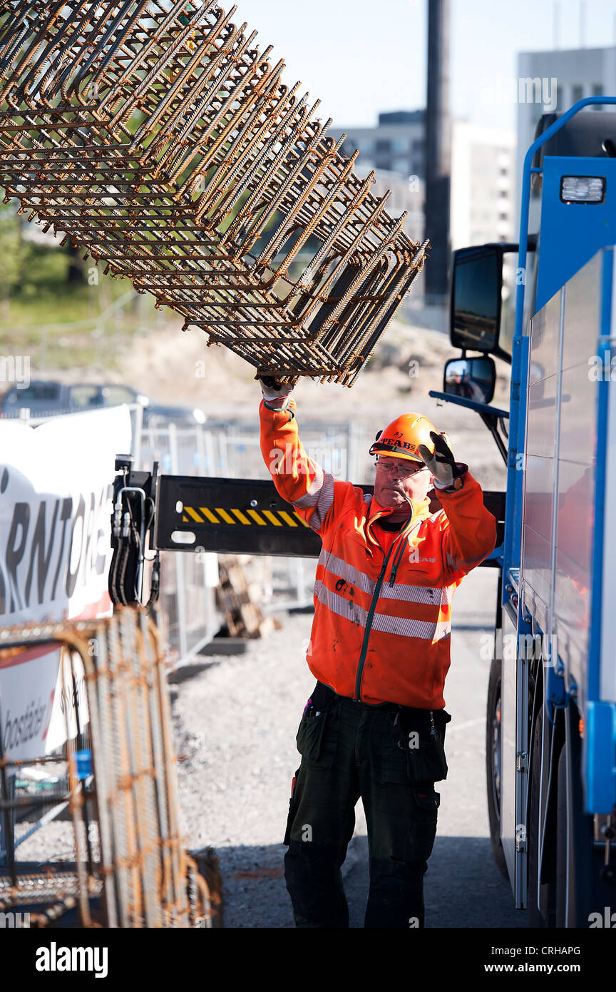 Worker unloading truck hi-res stock photography and images - Alamy