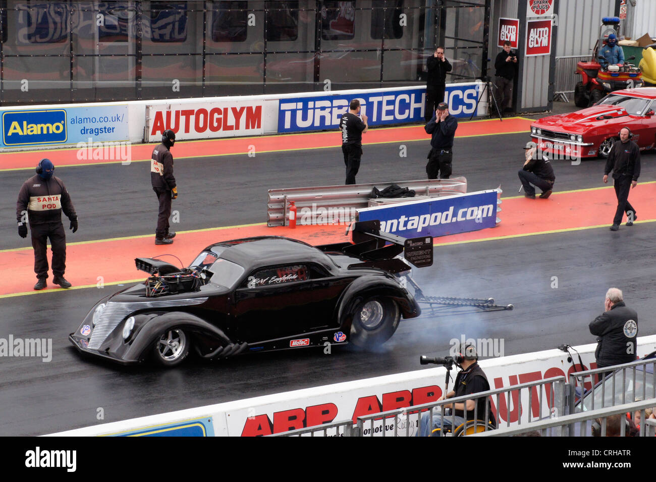 Santa Pod Drag Race Stock Photo - Alamy