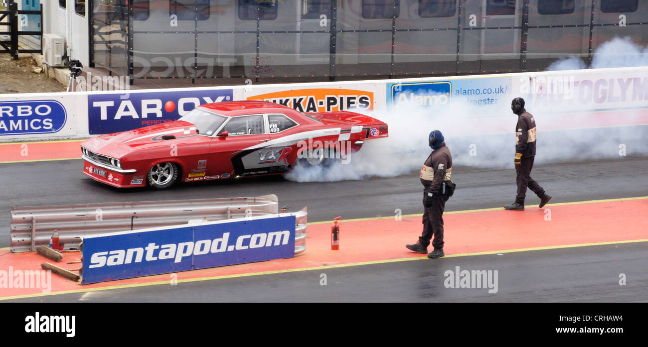 Santa Pod Drag Race Stock Photo - Alamy