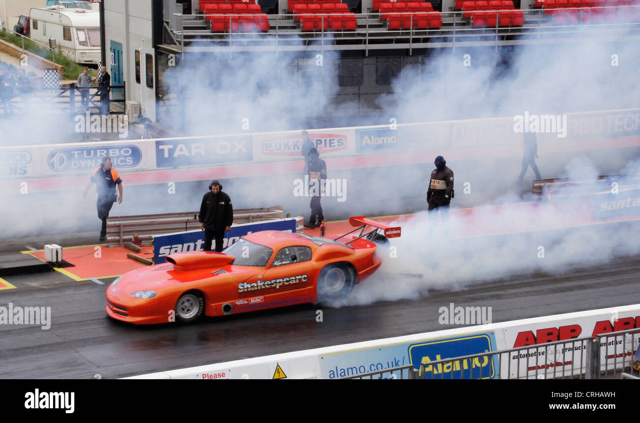 Santa Pod Drag Race Stock Photo - Alamy