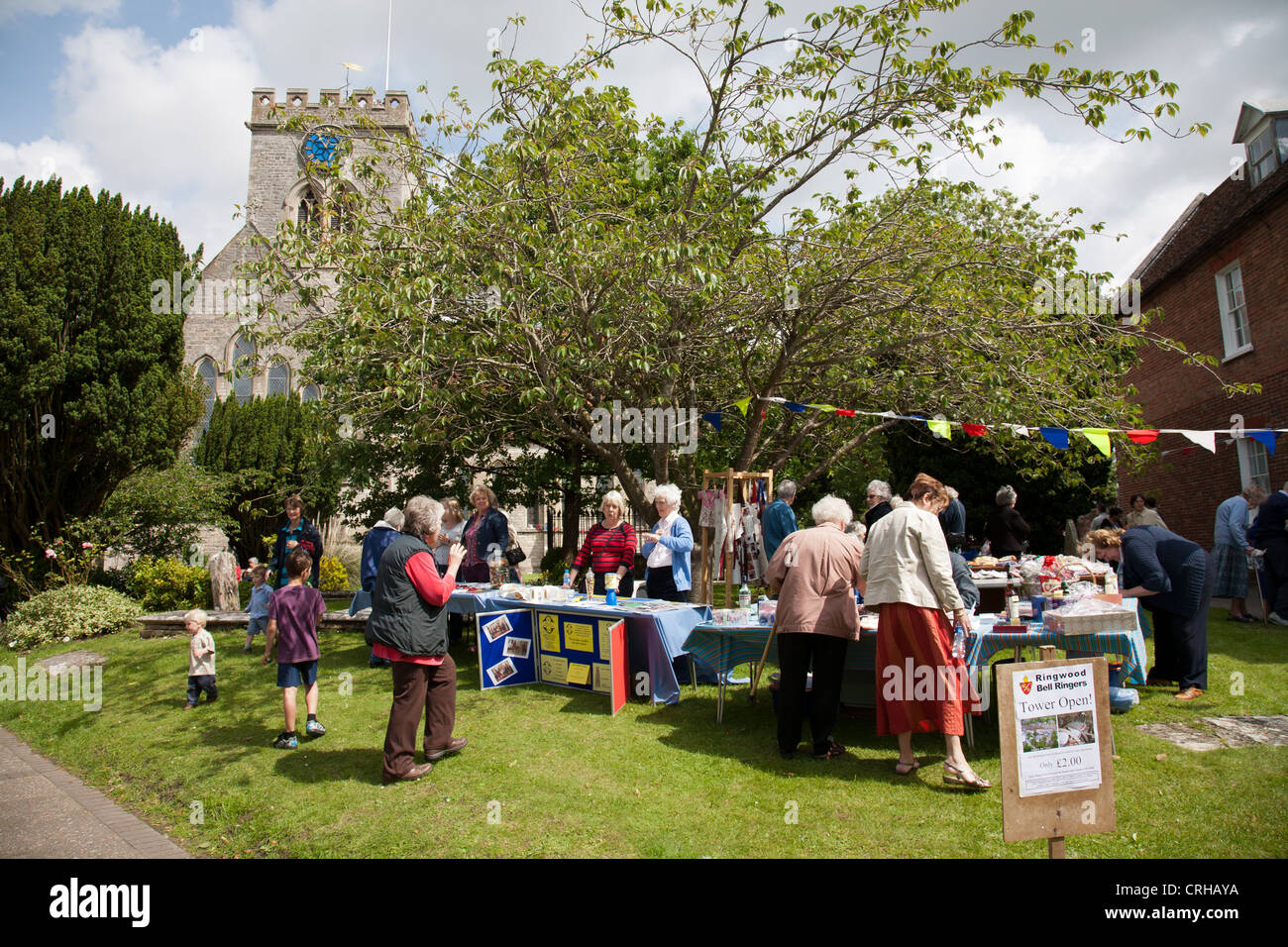 Fete at Ringwood Parish Church of St. Peter and St. Paul Stock Photo ...