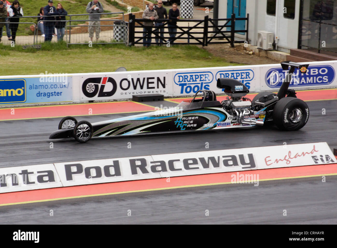 Santa Pod Drag Race Stock Photo - Alamy