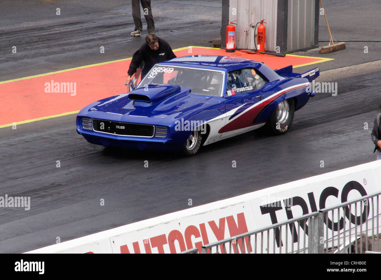 Santa Pod Drag Race Stock Photo - Alamy