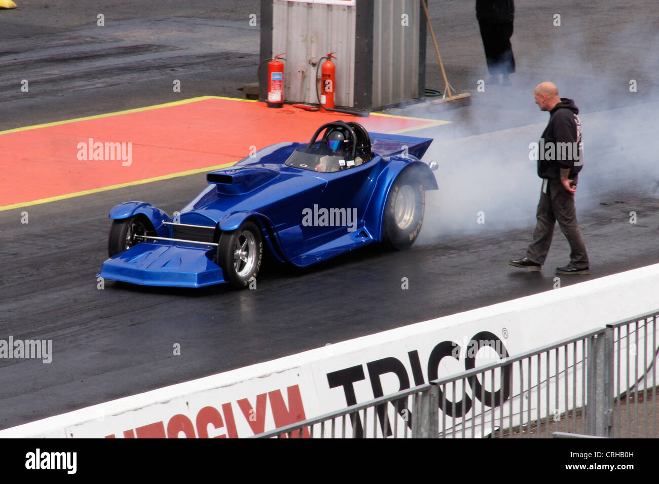 Santa Pod Drag Race Stock Photo - Alamy