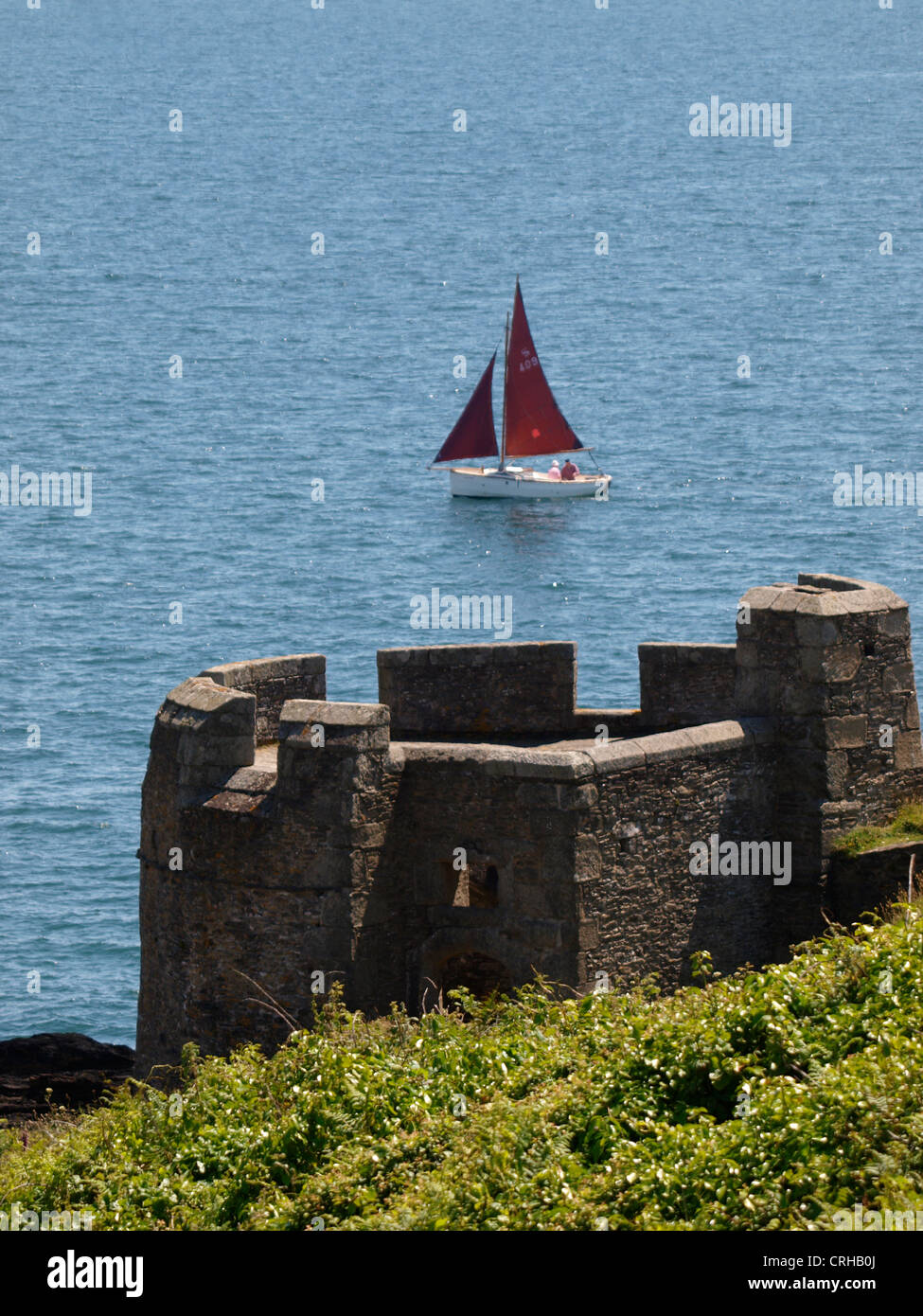 The blockhouse known as Little Dennis, Pendennis Point, Falmouth ...