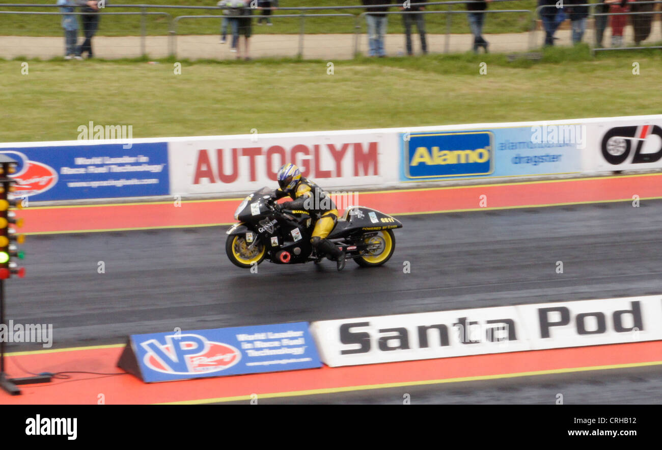 Santa Pod Drag Race Stock Photo - Alamy