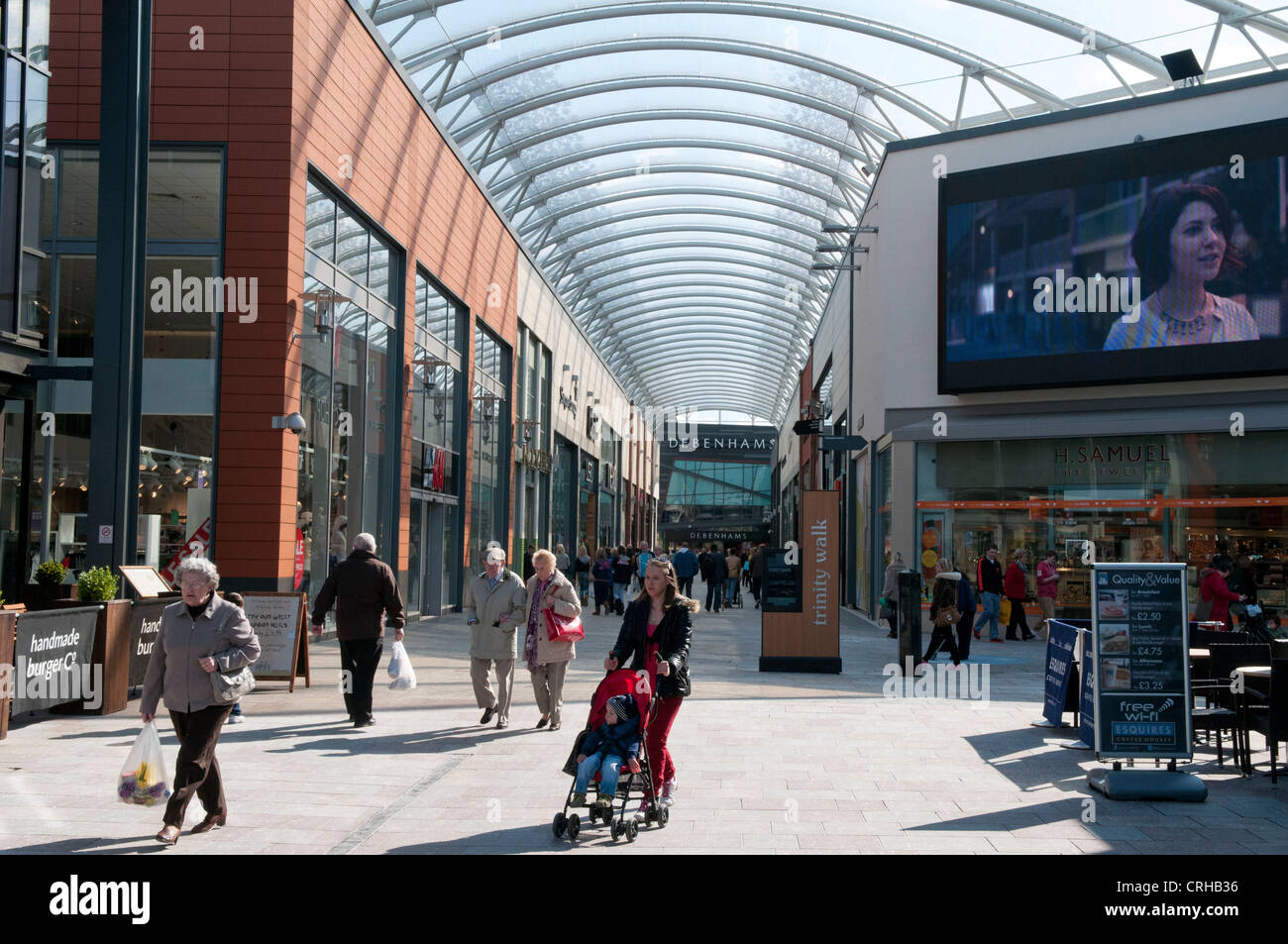 Trinity Walk shopping centre, Wakefield Stock Photo - Alamy