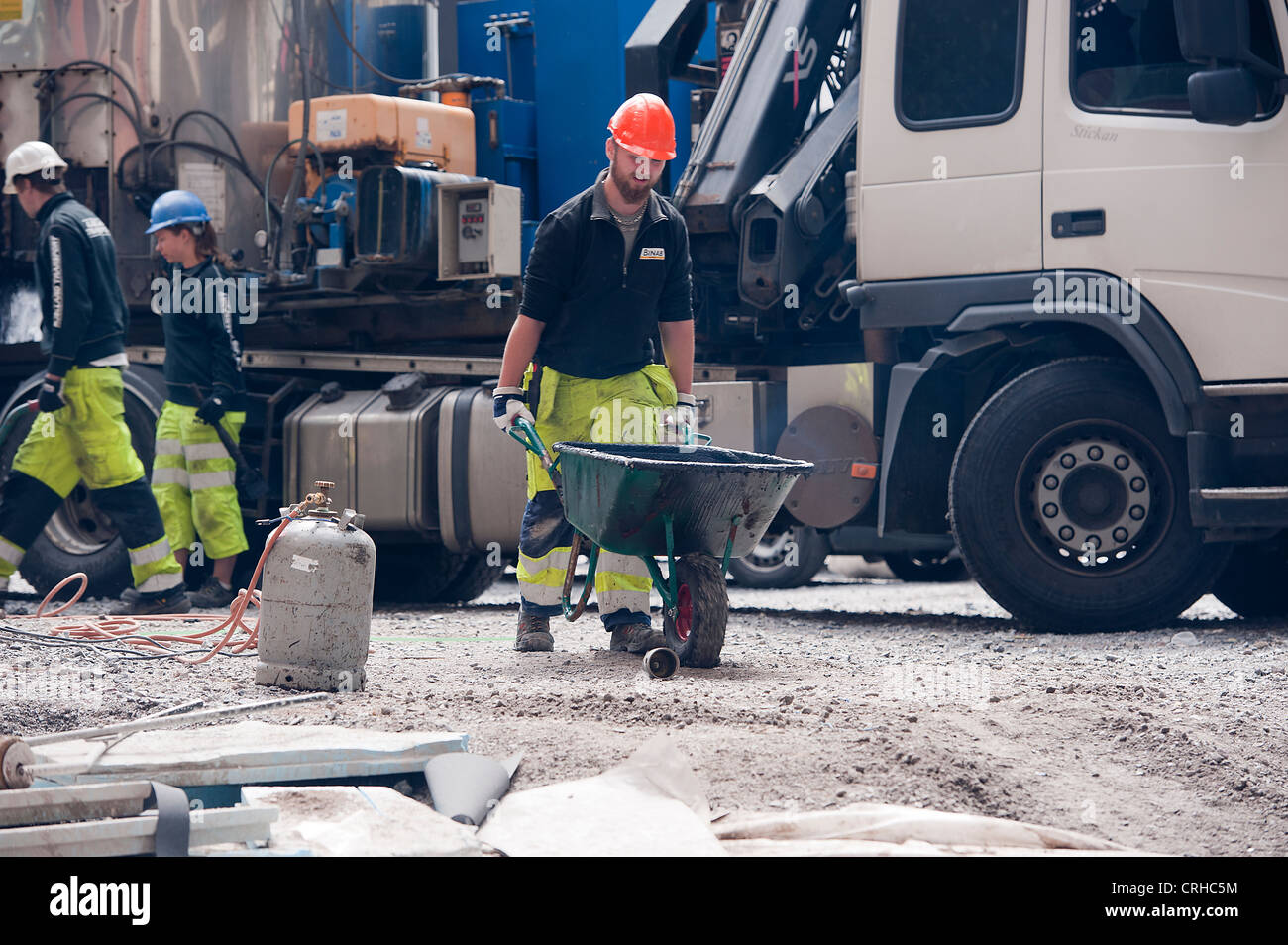 Asphalt road making machine hi-res stock photography and images - Alamy
