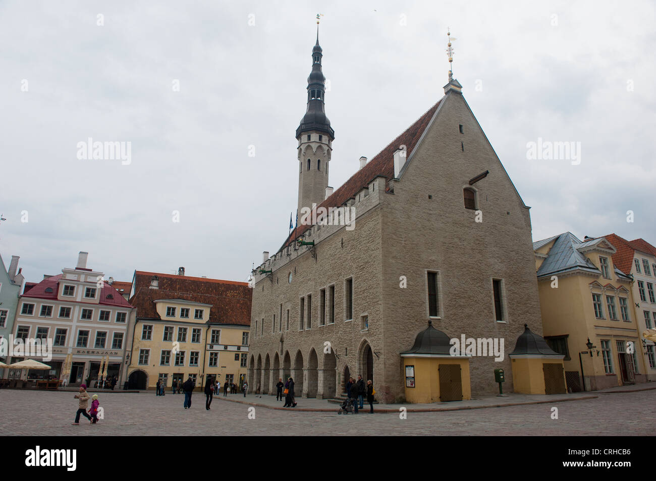 Tallinn town hall building hi-res stock photography and images - Alamy
