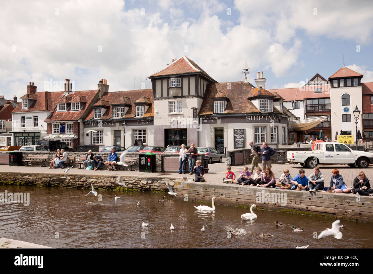 The Ship Inn, Lymington, The New Forest, Hampshire, England, UK Stock ...