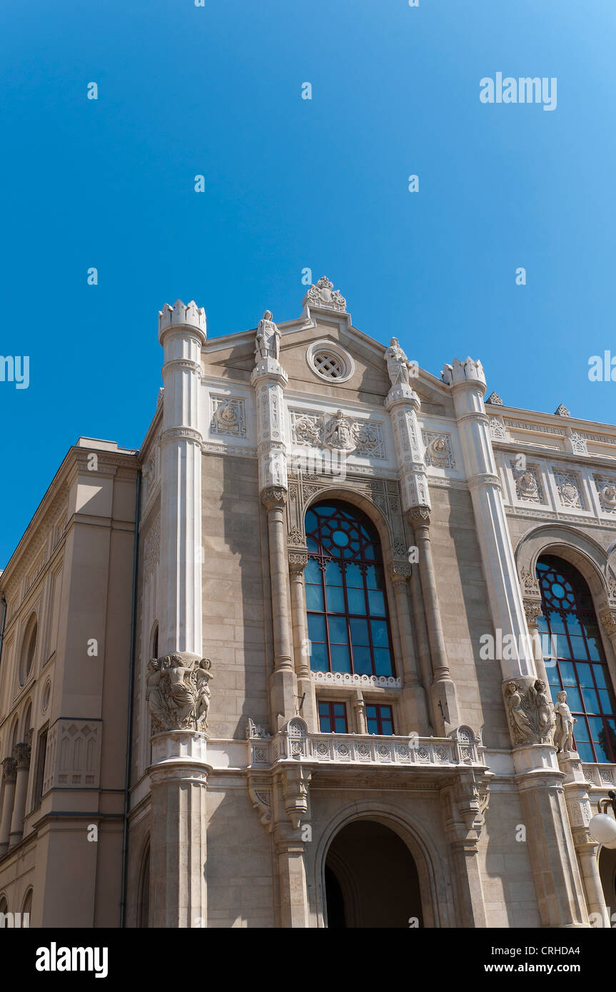 Ornate Facade of Concert Hall in Budapest Hungary Stock Photo - Alamy