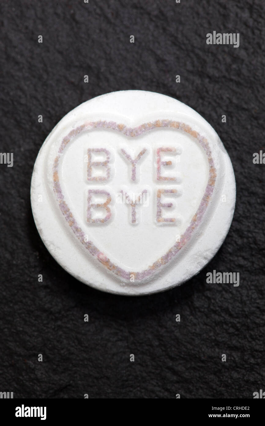 Goodbye heart sweets hi-res stock photography and images - Alamy