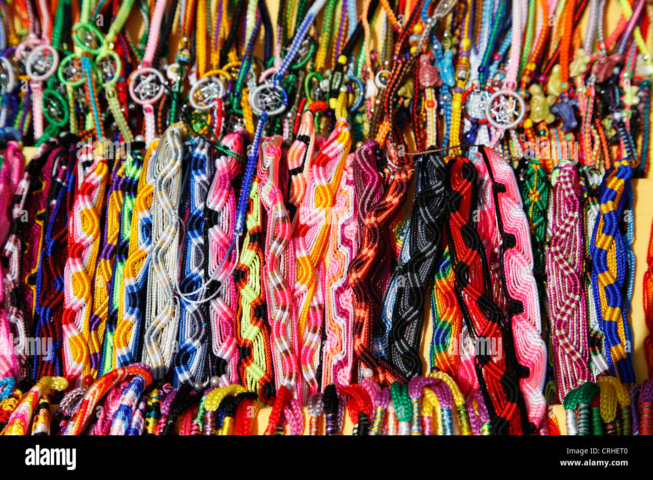 Colourful Fabric Wrist Bands With Canadian First Nations Dreamcatchers ...