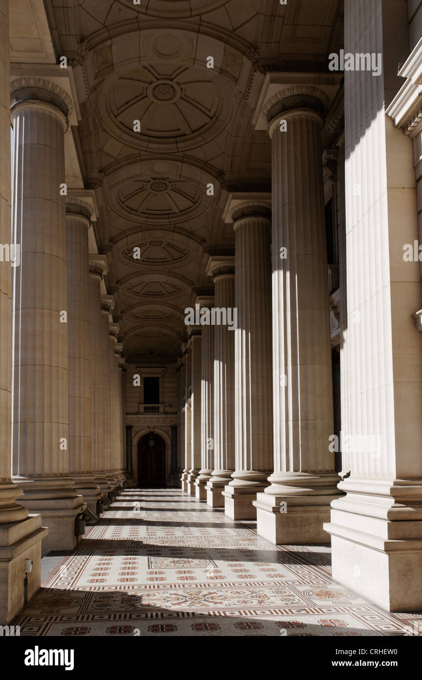 The Victoria Parliament House building in Melbourne Australia Stock ...