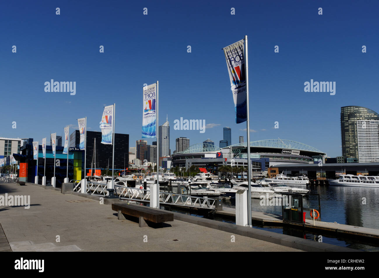 Melbourne Australia's trendy Docklands Stock Photo - Alamy
