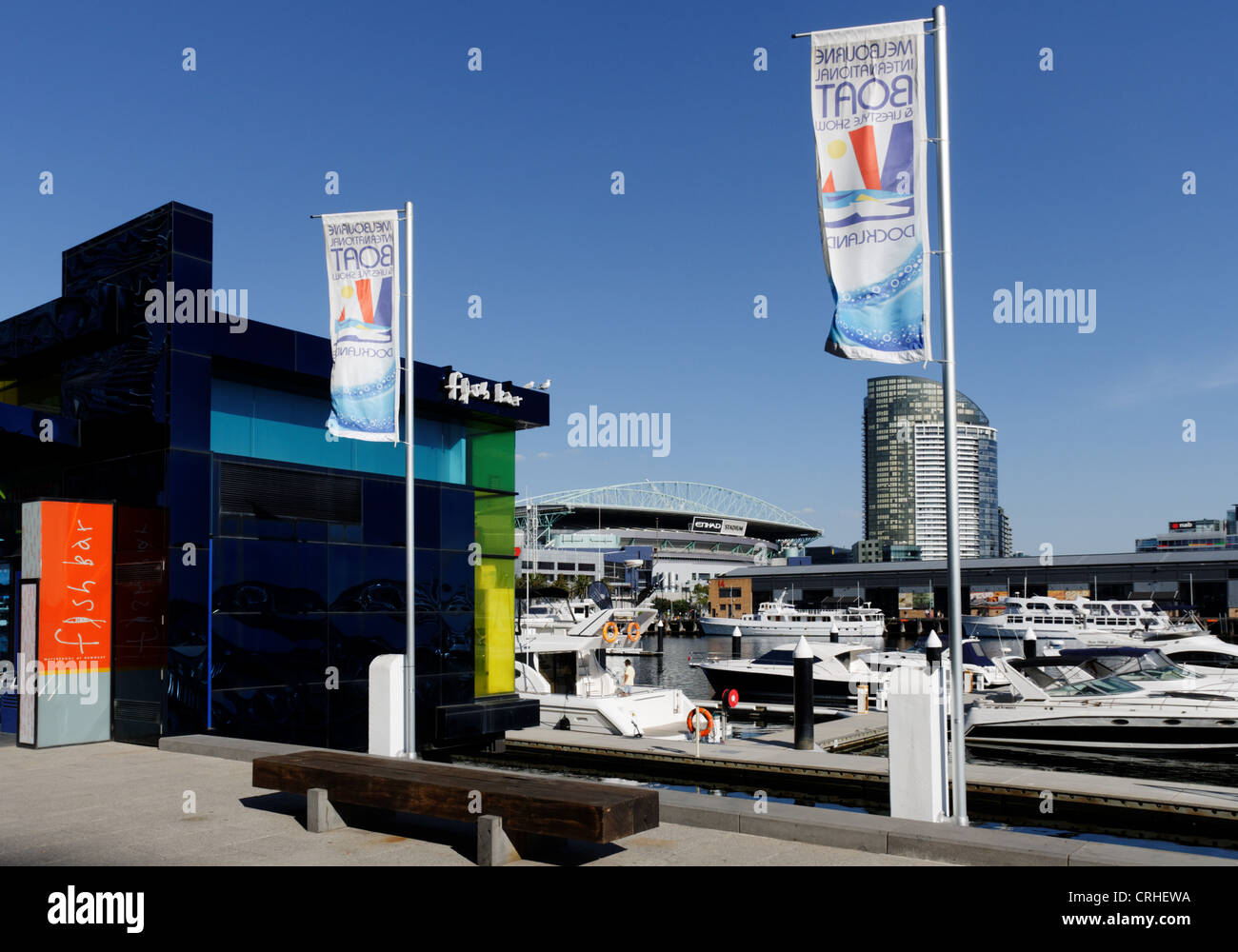 Melbourne Australia's trendy Docklands Stock Photo - Alamy