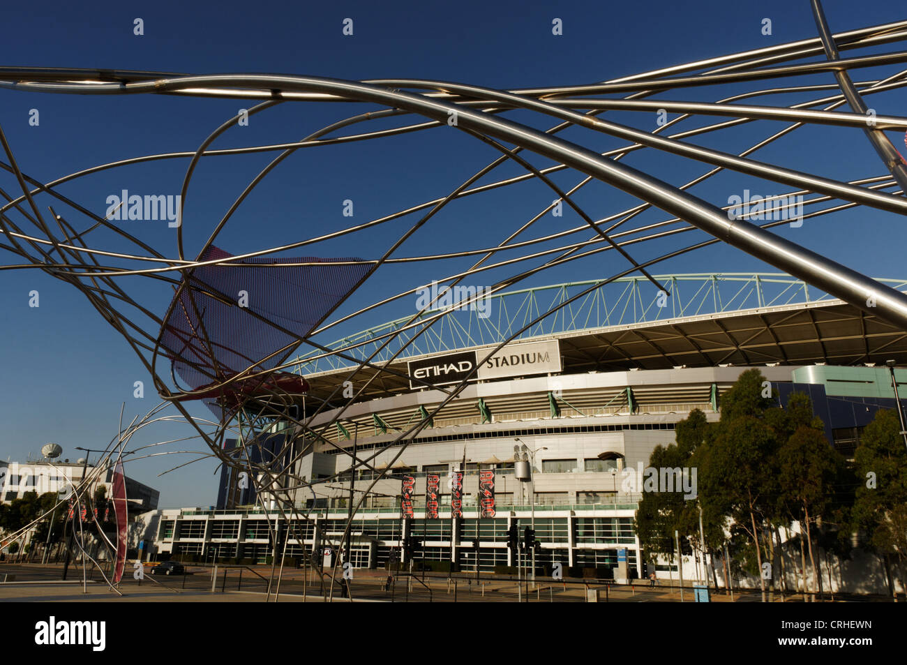 The Etihad Stadium in Melbourne Australia Stock Photo - Alamy