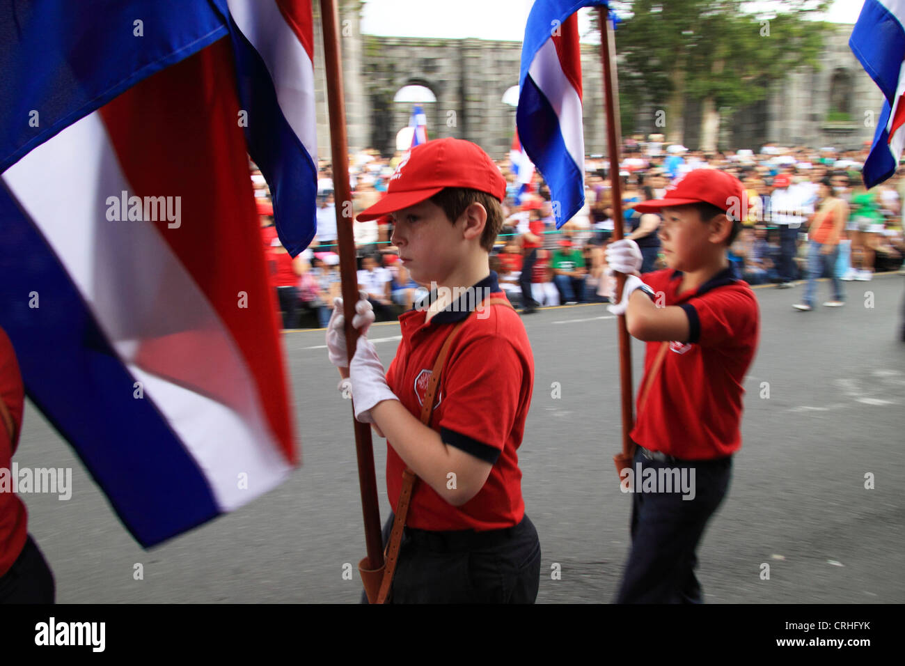 Independence Day Parade on 15th September, Cartago, Costa Rica Stock ...