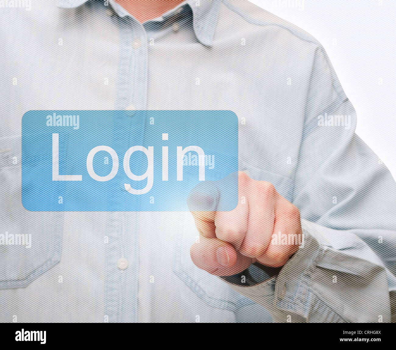 Login button hi-res stock photography and images - Alamy