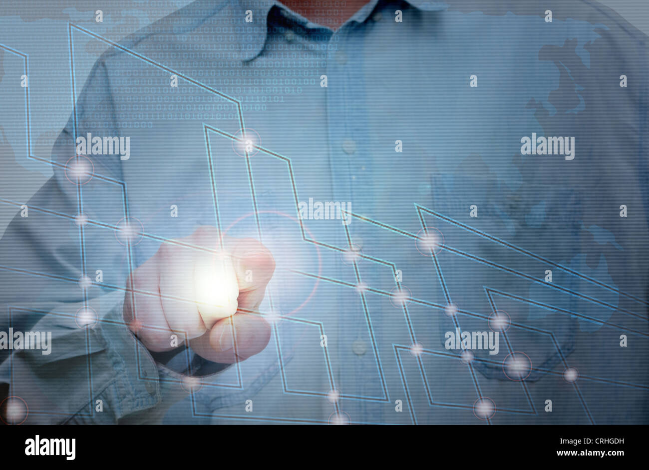 Map screen hi-res stock photography and images - Alamy