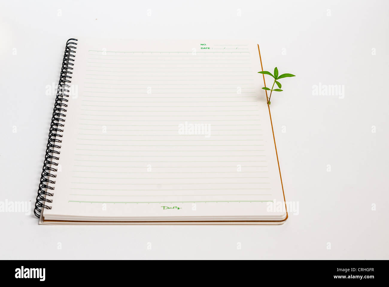 Eco friendly note Stock Photo - Alamy