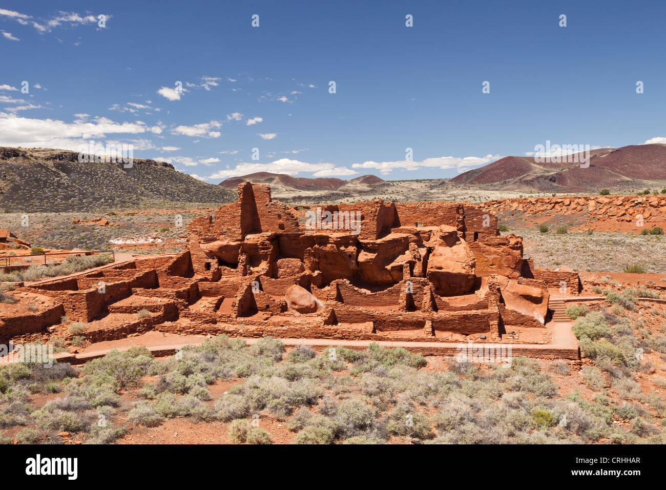 Wupatki Ancient Indian ruins in Arizona USA Stock Photo - Alamy