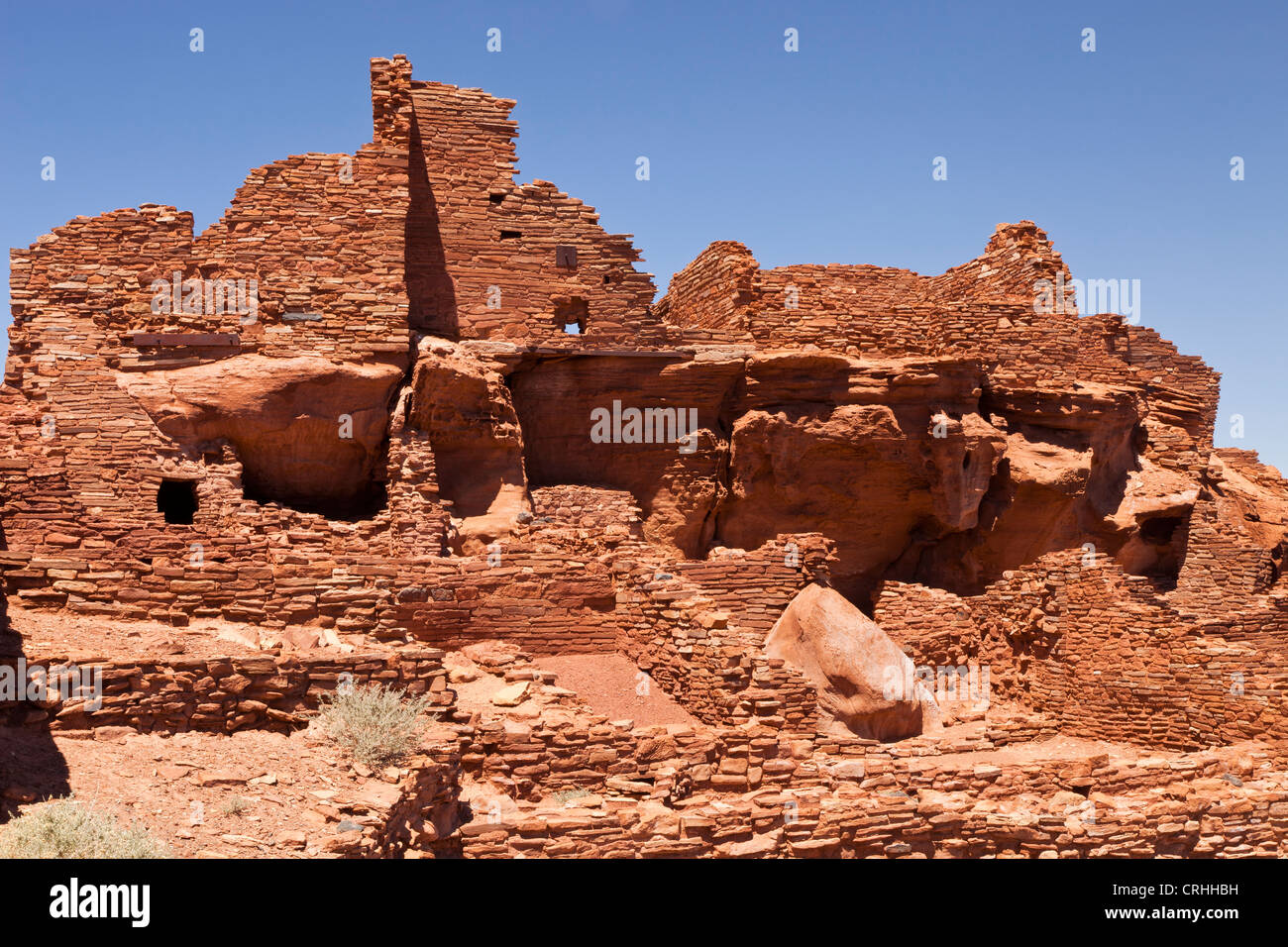 Wupatki Ancient Indian ruins in Arizona USA Stock Photo - Alamy
