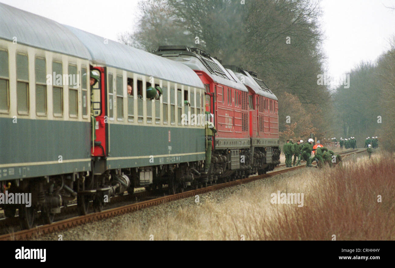 Nuclear waste train hi-res stock photography and images - Alamy