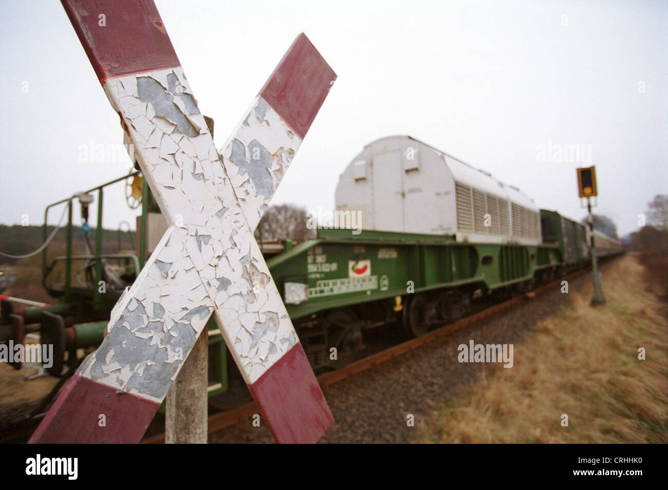Nuclear waste train hi-res stock photography and images - Alamy