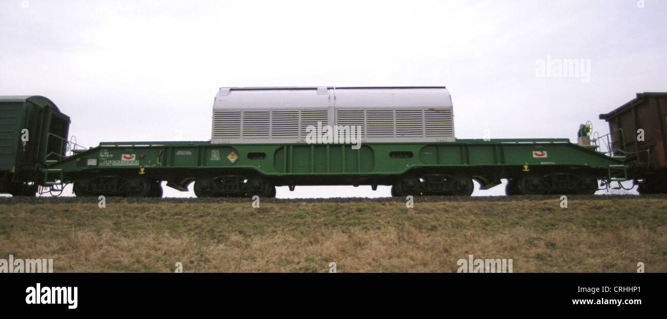 Nuclear waste train hi-res stock photography and images - Alamy