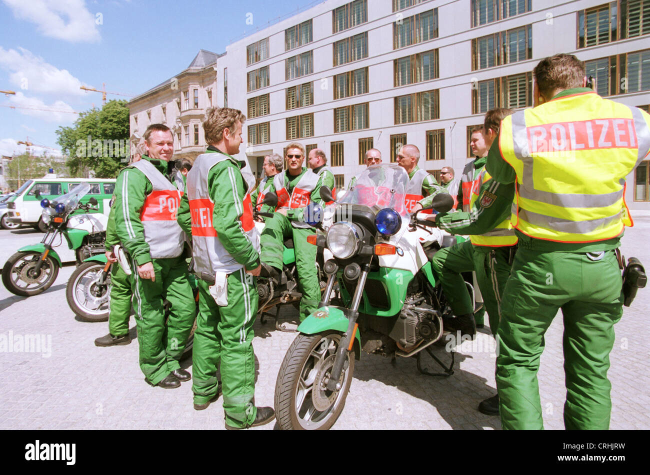 Berlin germany police motorcycles hi-res stock photography and images ...