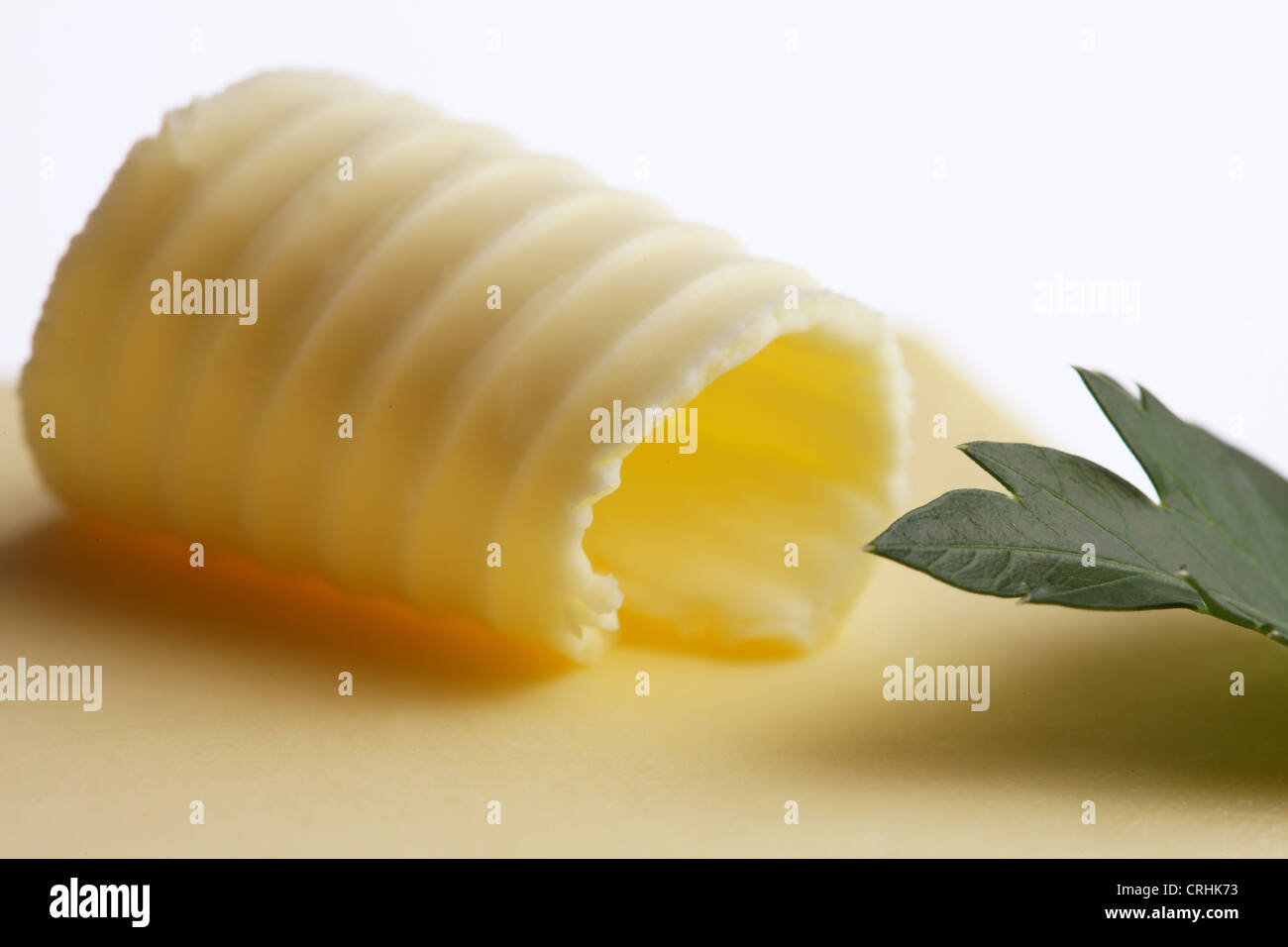 curl of butter Stock Photo - Alamy