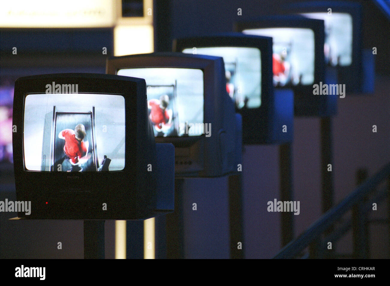 Berlin, Germany, TV installation at IFA 2001 Stock Photo - Alamy