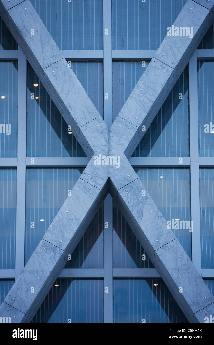 X-shaped architectural detail Stock Photo - Alamy