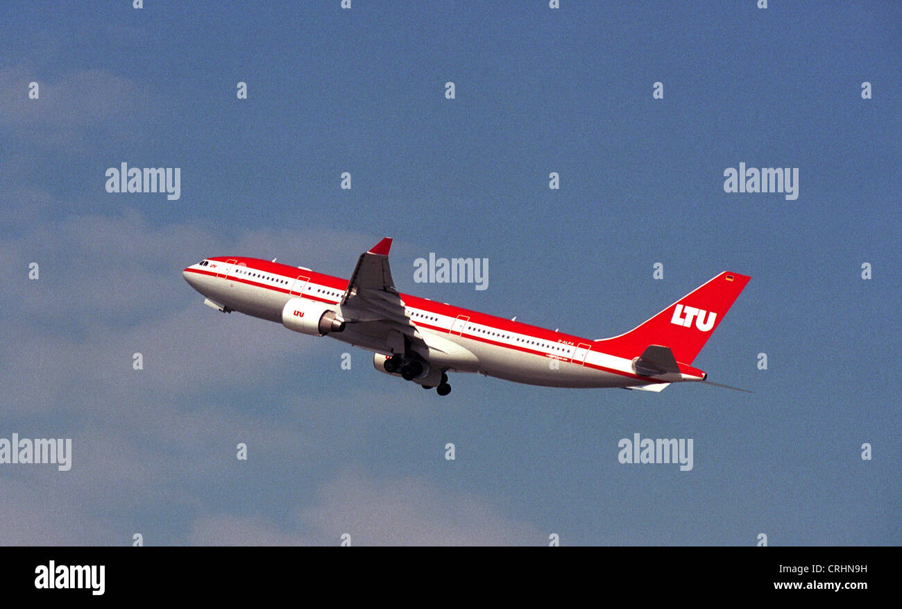 Plane of the LTU Stock Photo - Alamy