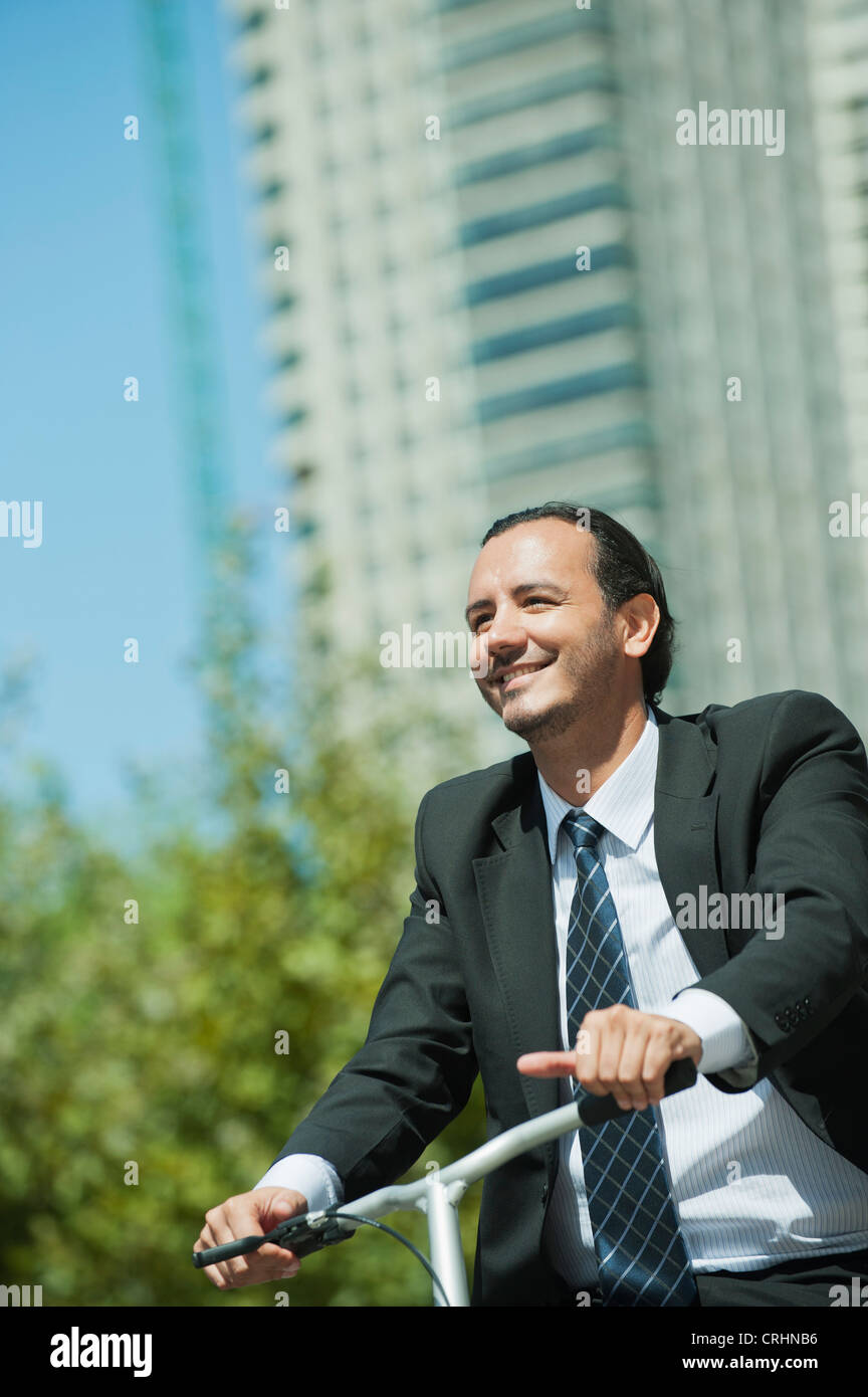 Low angle shot man cycling hi-res stock photography and images - Alamy