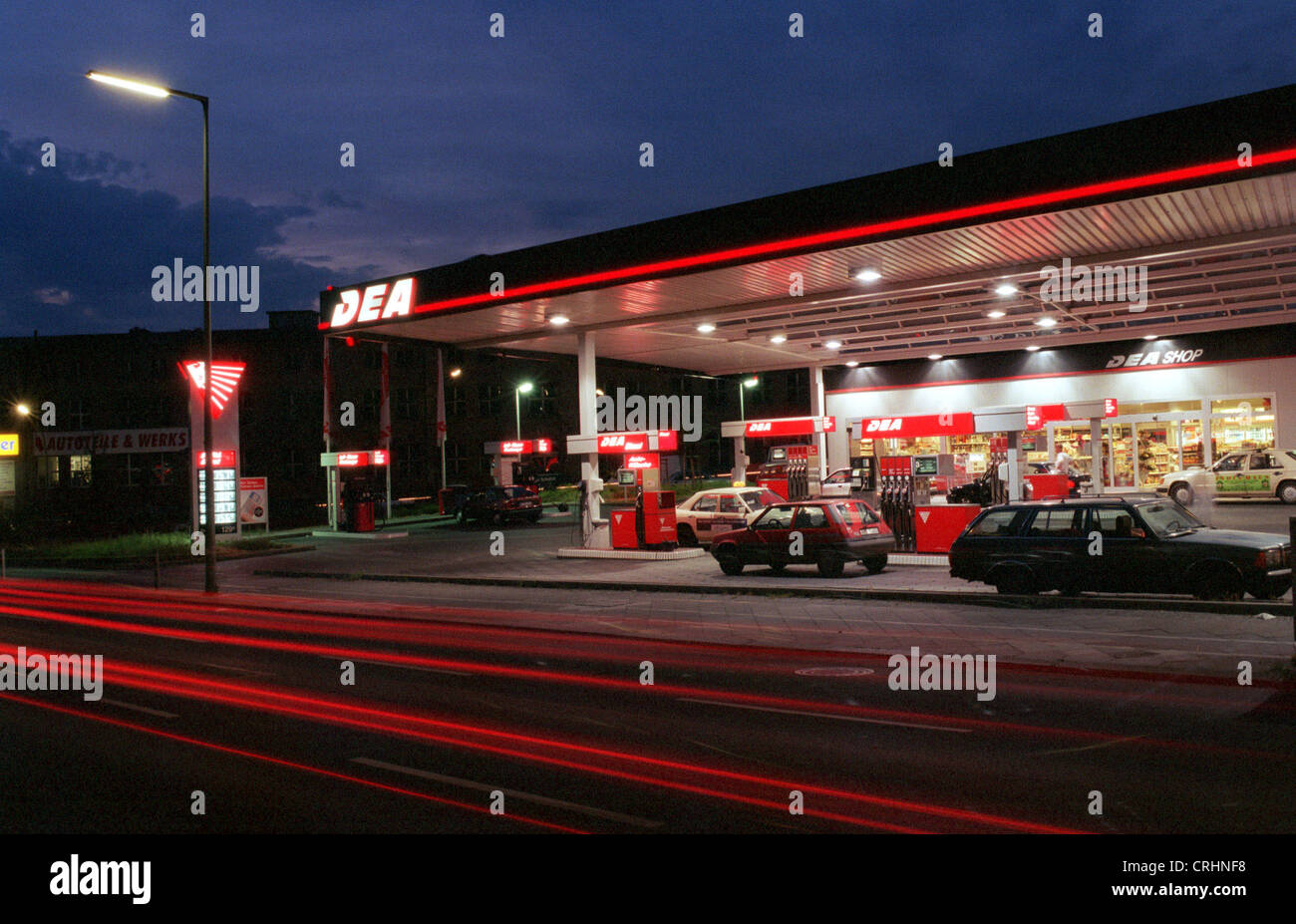 Berlin, Germany, DEA petrol station Stock Photo - Alamy