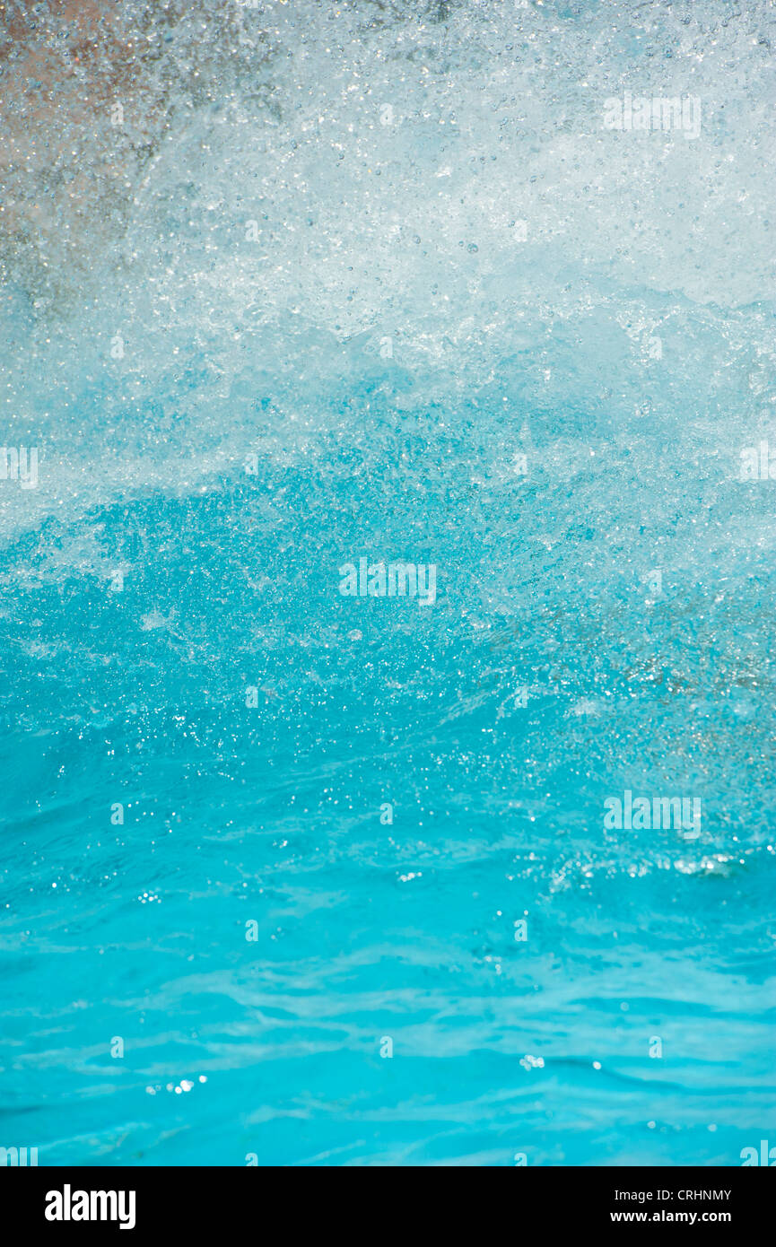Large water splash action background wallpaper Stock Photo - Alamy