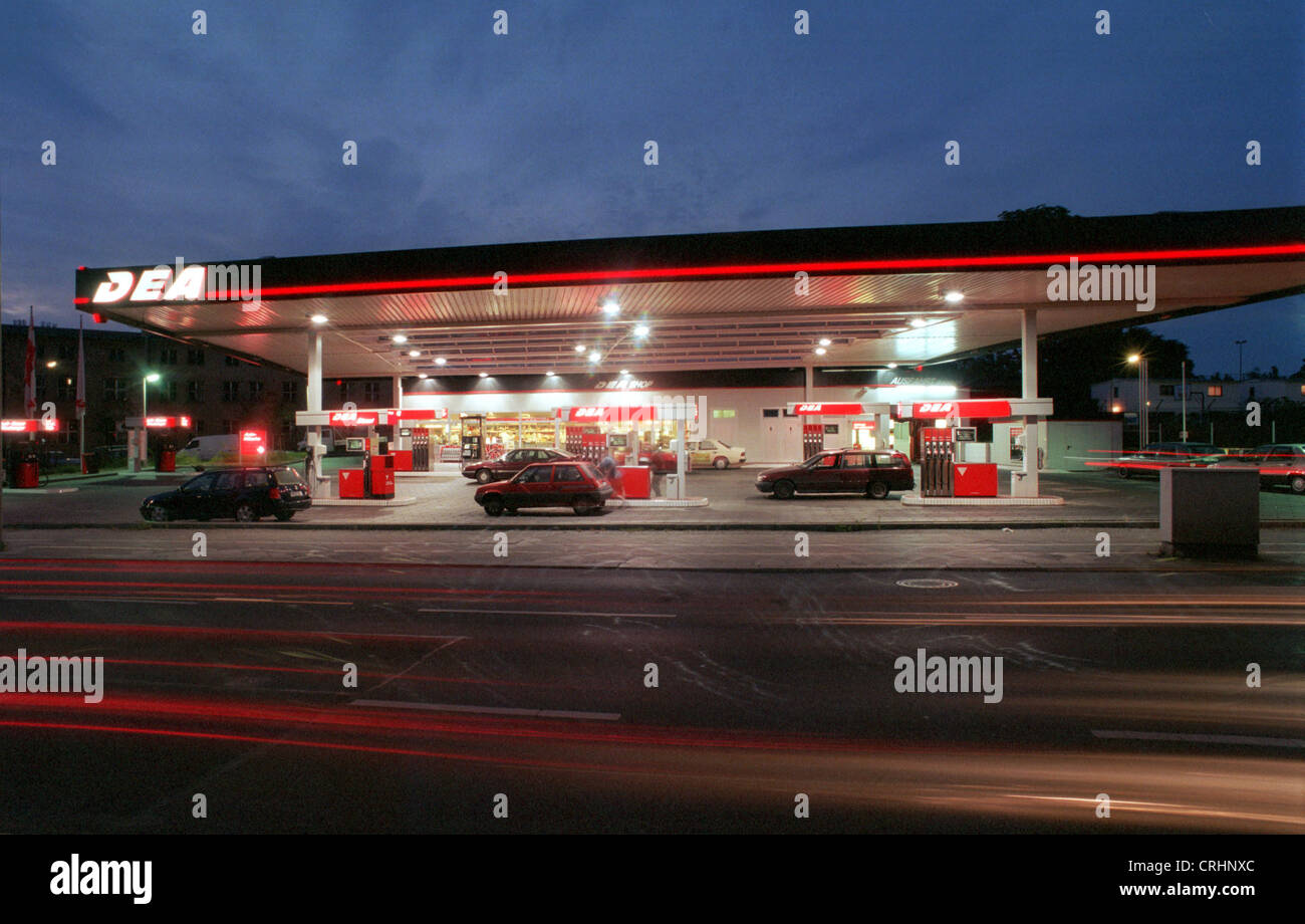Berlin, Germany, DEA petrol station Stock Photo - Alamy